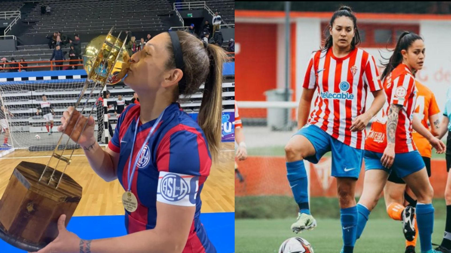 Día de la Futbolista Argentina: Lourdes Lezcano y Débora Molina, las ...